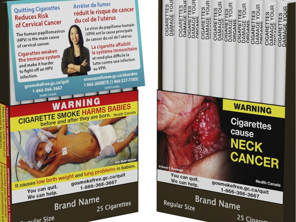 Are Health Canada warnings on cigarette packages helping? | PNI ...
