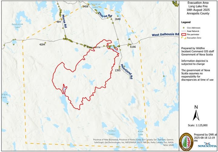 Long Lake wildfire continues to grow after jumping road | PNI Atlantic News