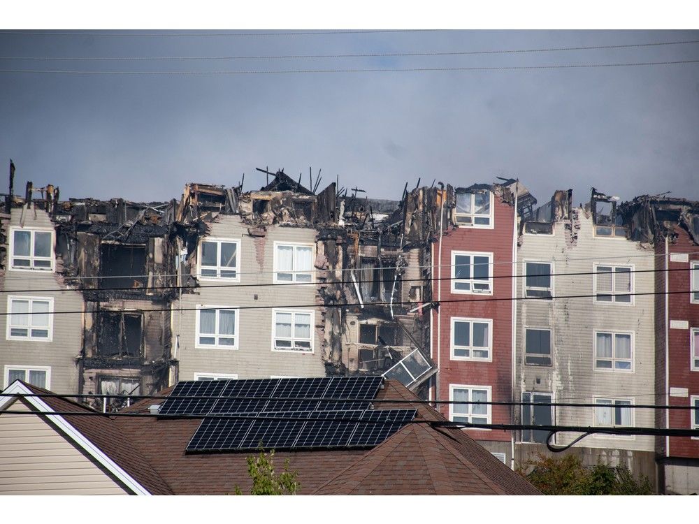 Middle Sackville apartment building heavily damaged by fire | PNI ...