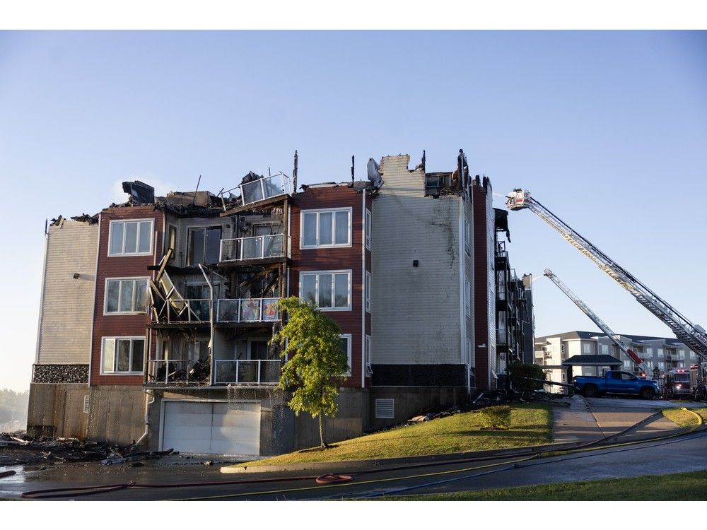 Middle Sackville apartment building heavily damaged by fire | PNI ...