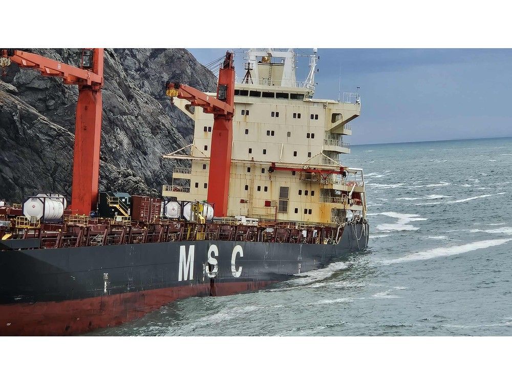 MSC Baltic III further damaged in worst conditions since its grounding | PNI Atlantic News