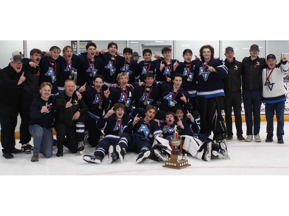 Avon View scores OT victory vs. North Nova to win Birthplace of Hockey ...