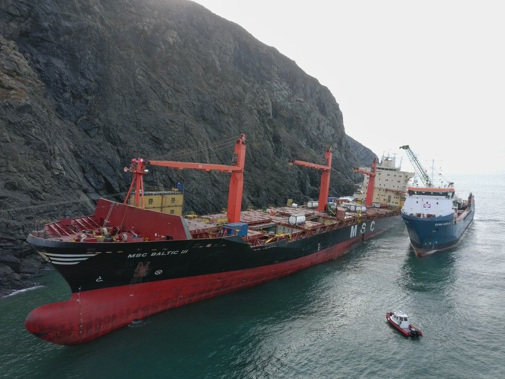 Coast guard hopes MSC Baltic III salvage can resume, despite damage ...