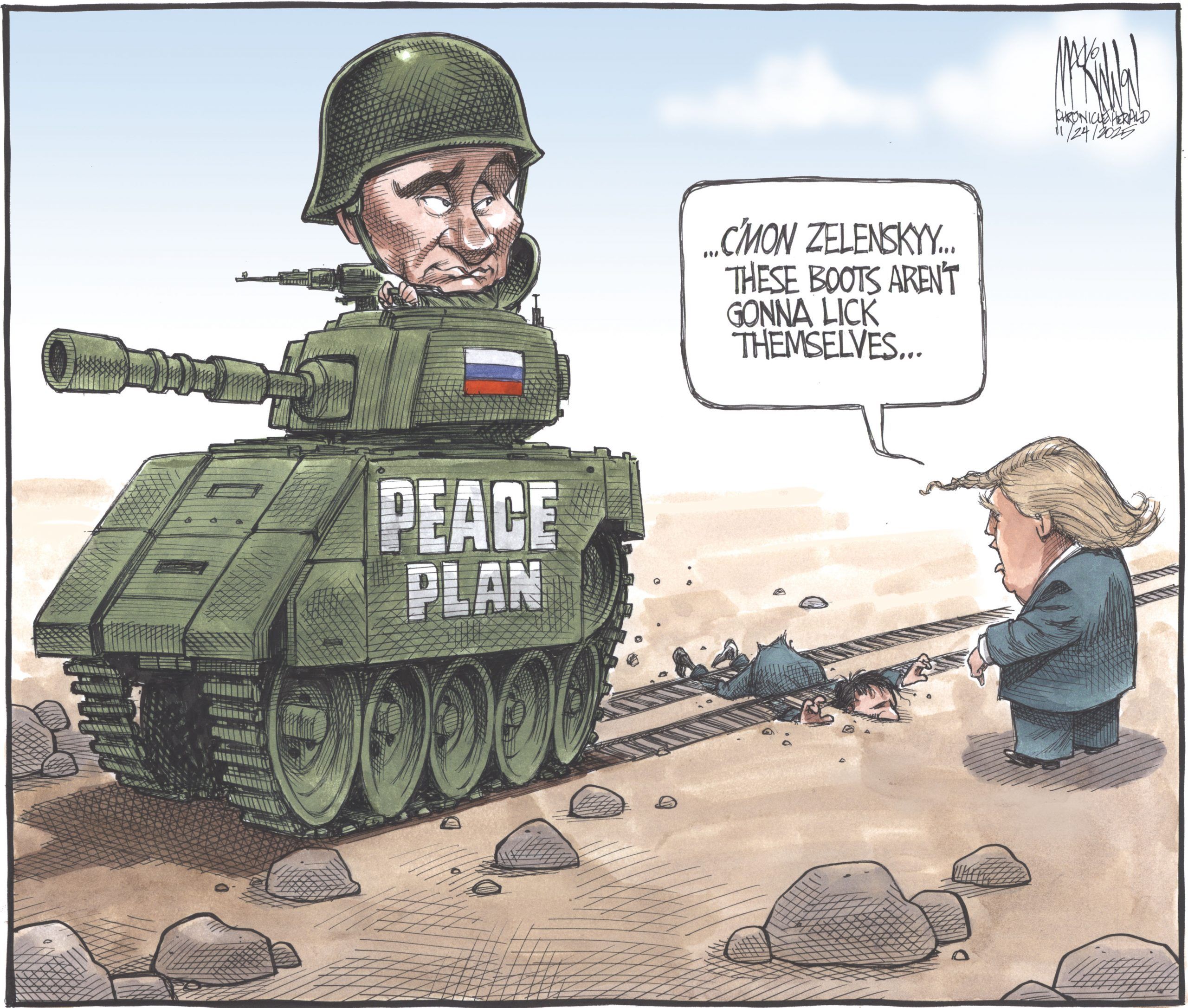 Bruce MacKinnon: 'Peace' proposal stops Ukrainians in their tracks | PNI Atlantic News