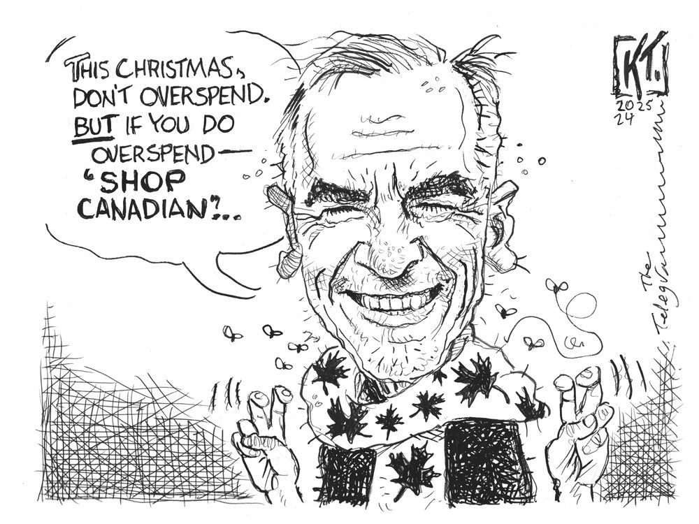 KEVIN TOBIN CARTOON: Carney's Christmas message to Canadians | PNI ...