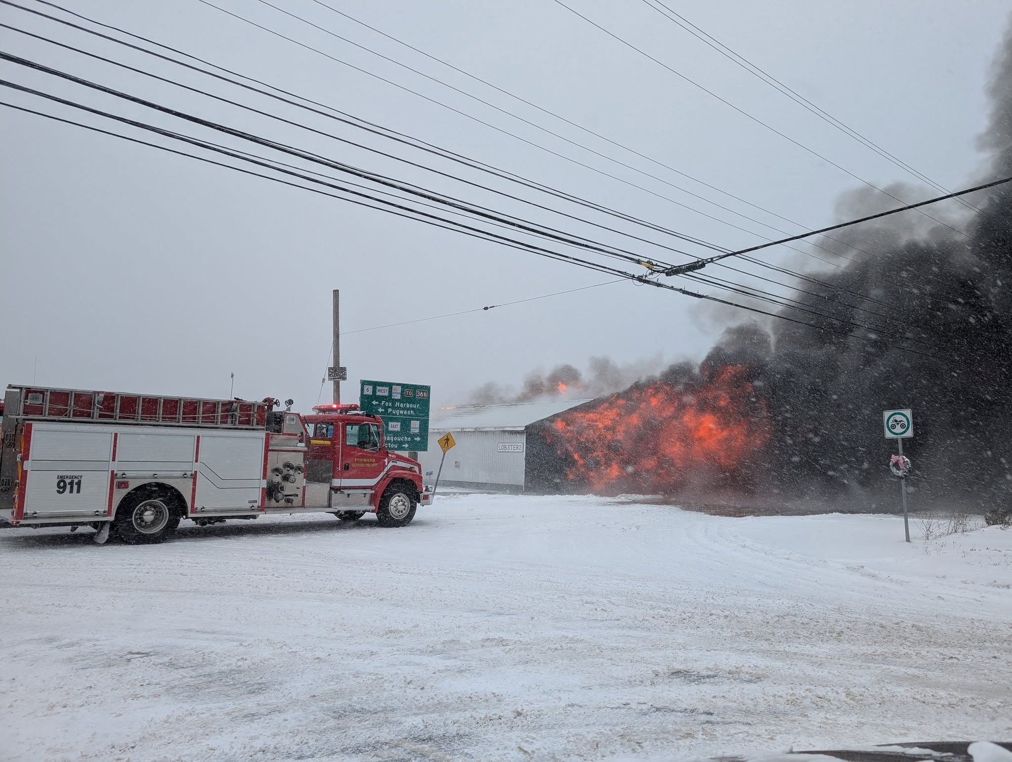 'Everybody is safe' after fire rages through Wallace fish plant | PNI ...