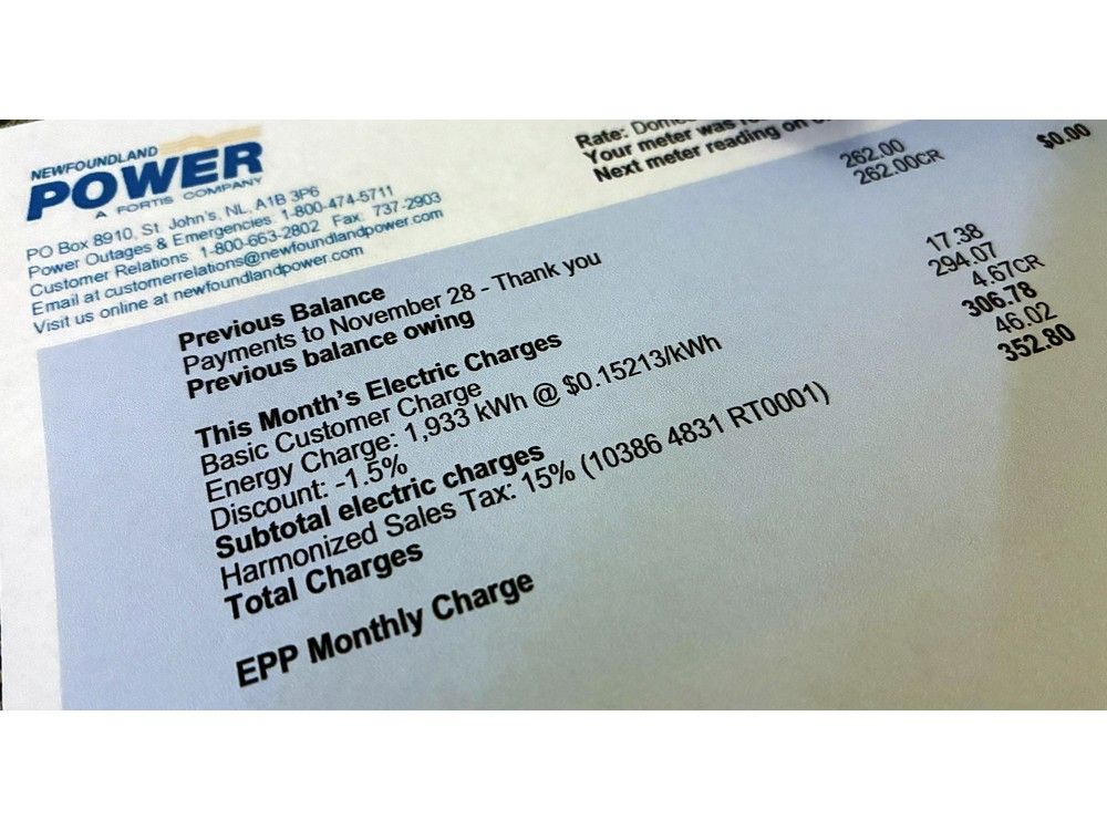 ‘Absolutely insane’: NL families stunned by sudden power bill spikes ...