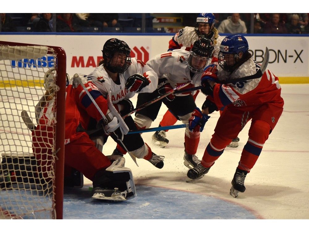 Canada advances to gold medal game against U.S. at U18 women's worlds ...
