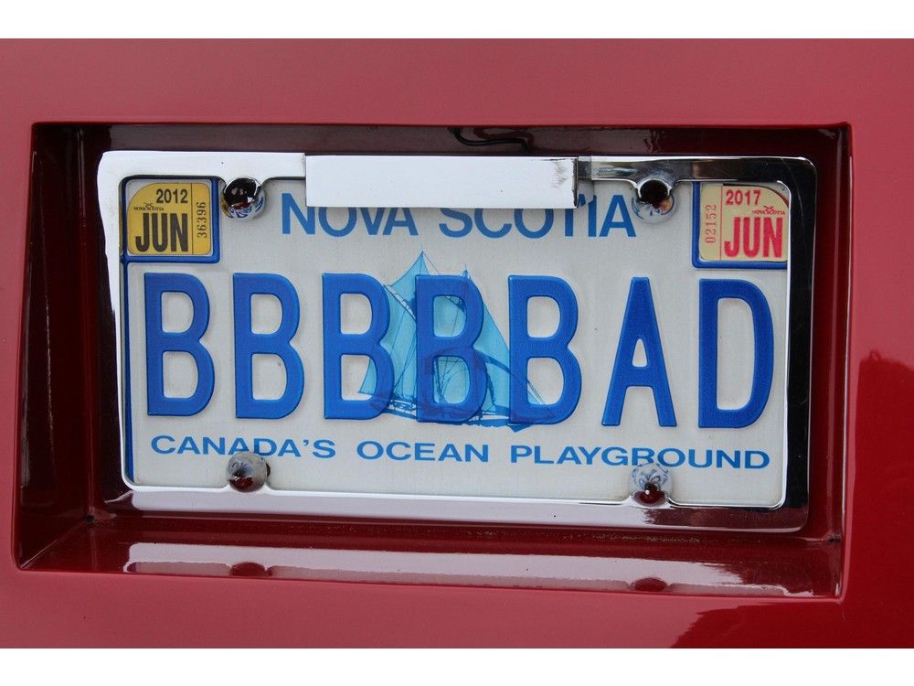 Nova Scotia rejects about seven per cent of personalized plates | PNI ...