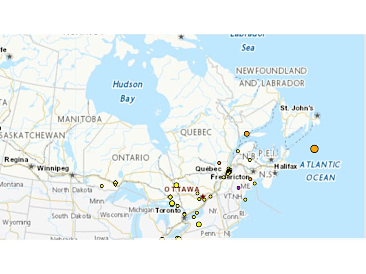 Earthquake recorded off Cape Breton coast | PNI Atlantic News