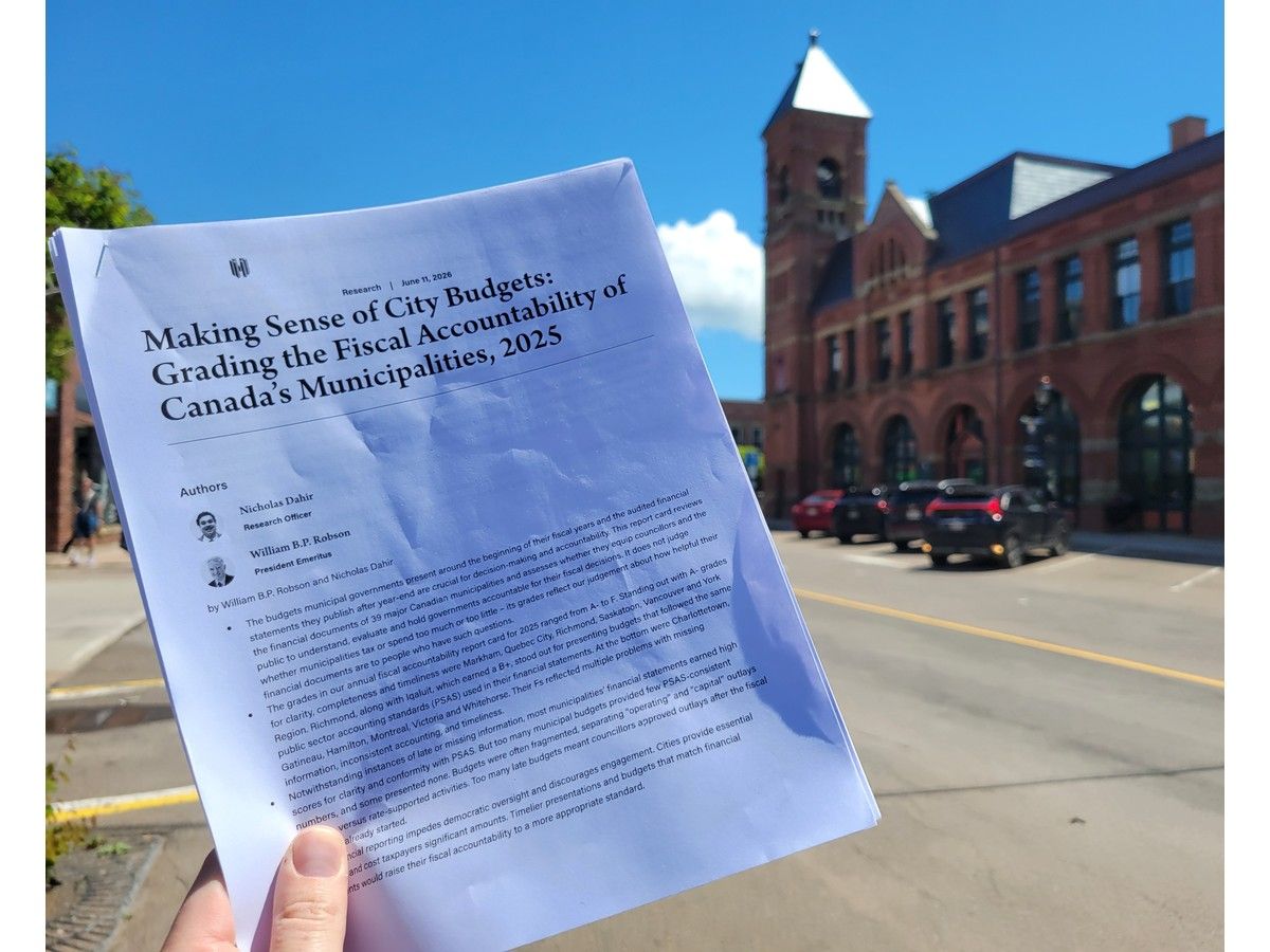 PEI's capital gets F in Canada-wide financial accountability report ...