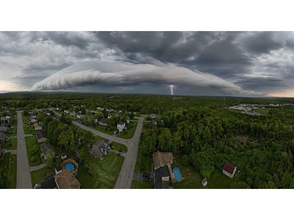 Rare roll cloud captured during thunderstorm in Cape Breton | PNI ...