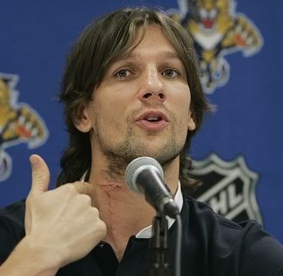 Richard Zednik's Got One Helluva Neck Scar | The Province