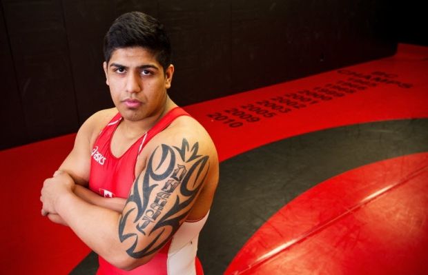 Burnaby Central's Dhesi already man among boys on the mat, B.C ...