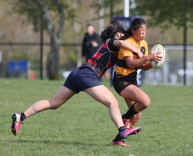 Abbotsford seize high school girls' sevens title, their second in three ...