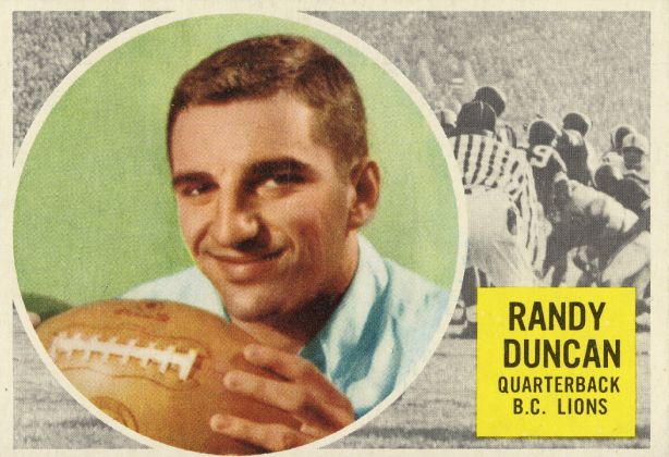 Mike Beamish: 1959 NFL No. 1 pick Randy Duncan spurned Packers to play ...