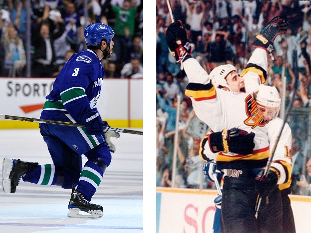 Throwback Thursday: Greg Adams! Greg Adams!...and 'The puck hit what ...