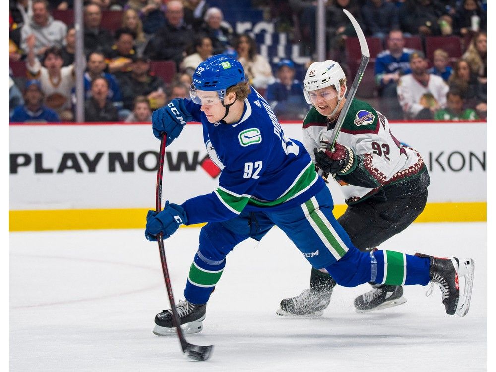 Canucks: Vasily Podkolzin set to return from concussion in Abbotsford ...