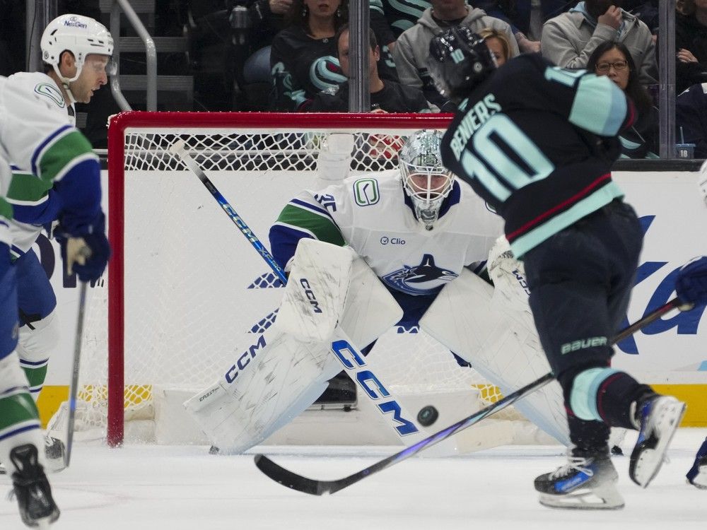 Canucks: Thatcher Demko leaves game vs. Seattle with back spasms | The ...
