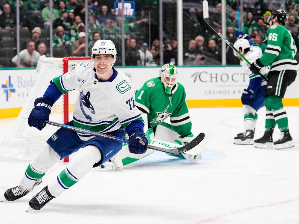 Canucks Player Grades: Emphatic team effort in 5-3 win over Stars | The ...
