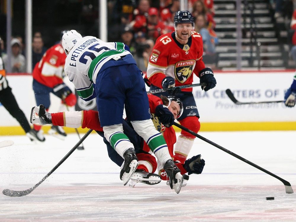 Canucks Player Grades: Jiri Patera under siege in 8-5 loss to Panthers ...