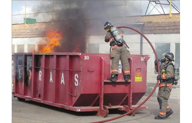 Bin fire doused | The Star Phoenix