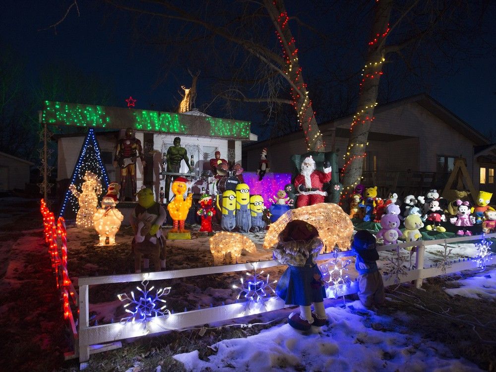 Seasonal delights: Saskatoon residents brighten up the night sky ...