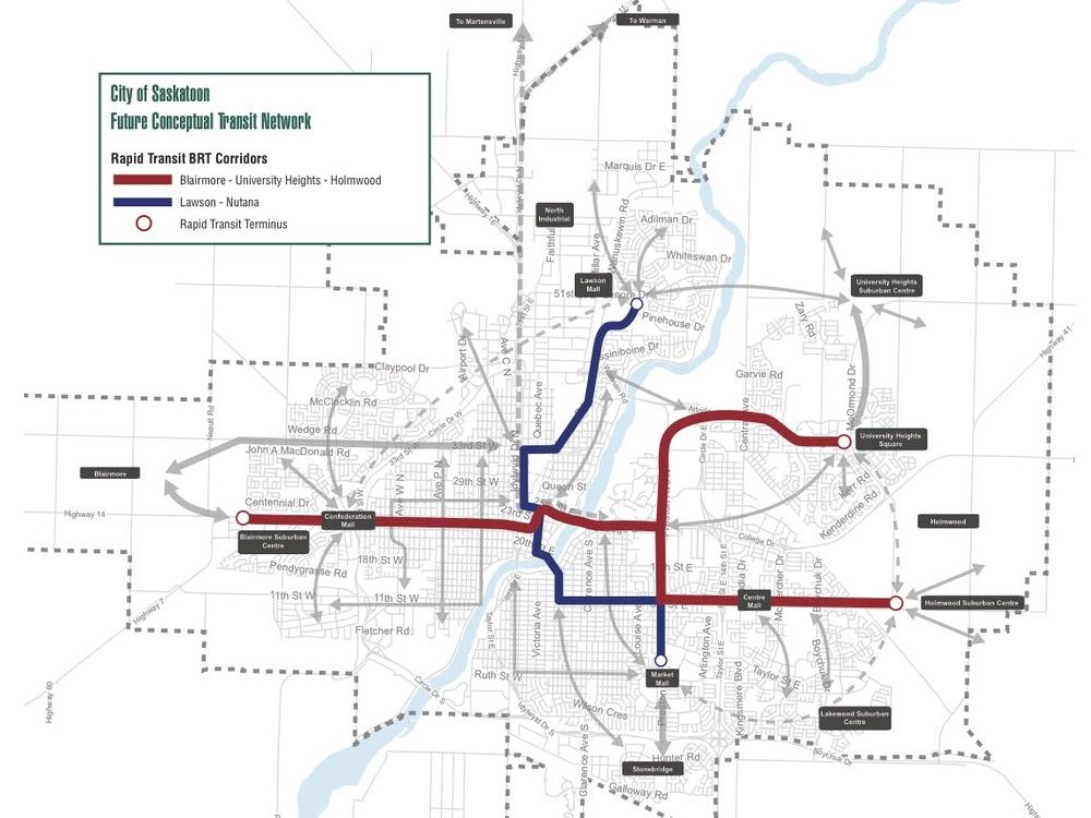 City's bus rapid transit plan looks like bargain | The Star Phoenix