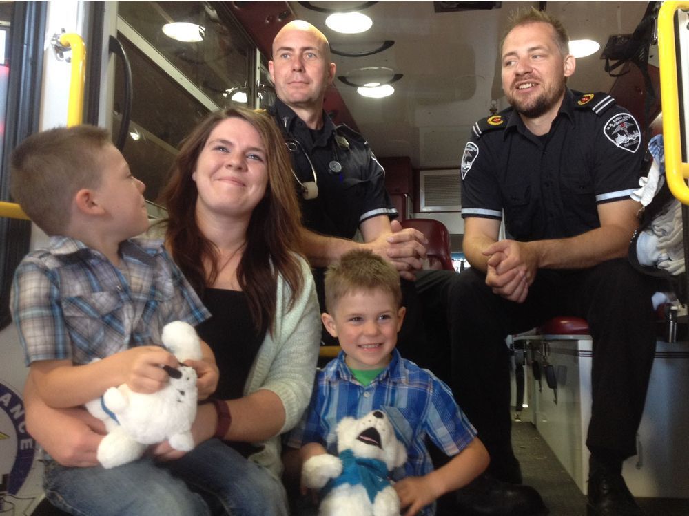 Five years later, mom meets paramedics who helped with breech delivery ...