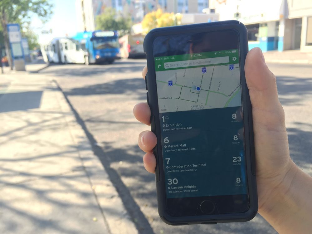 Bus riders can now track buses with GPS data | The Star Phoenix
