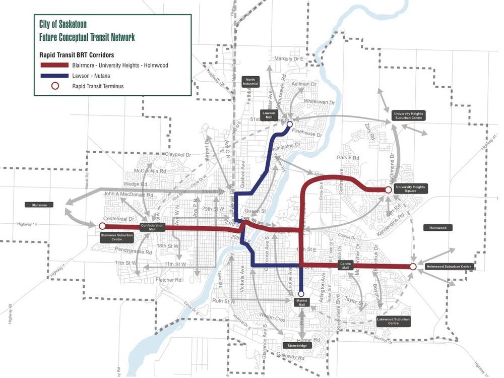 Council approves contract to plan bus rapid transit in Saskatoon | The ...