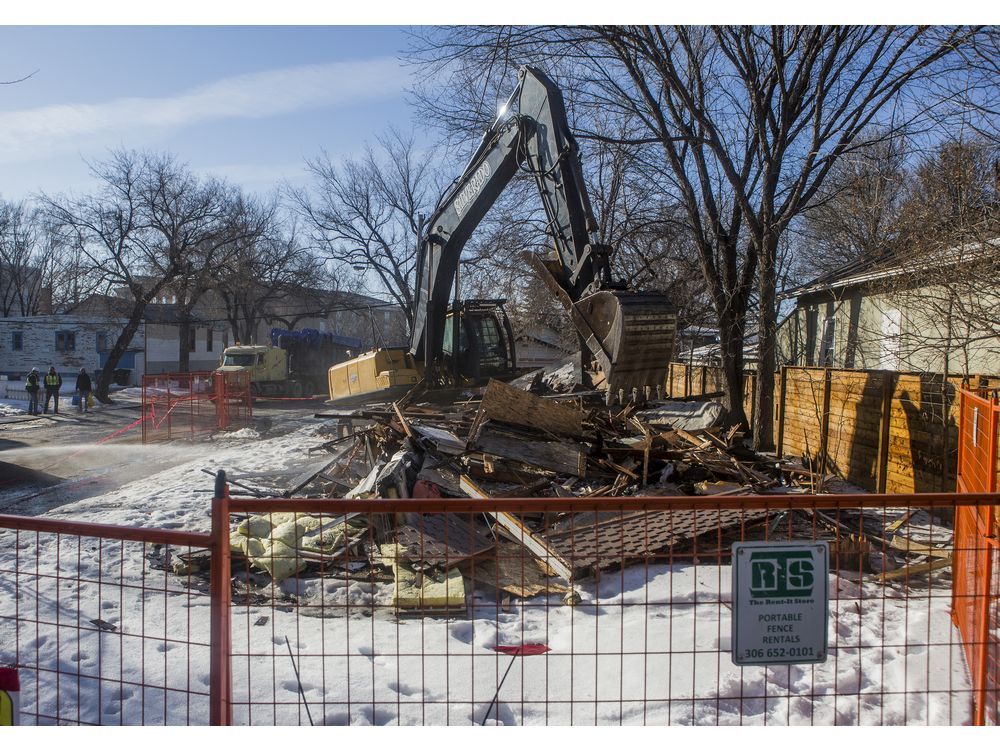 Grover house demolished two months after fire | The Star Phoenix