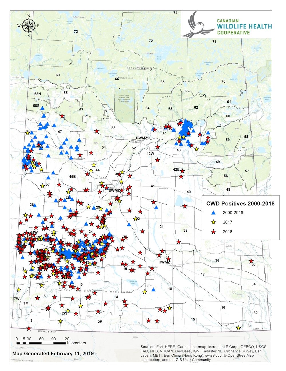 CWD spikes in 2018, moves to 10 new zones of Saskatchewan | The Star ...