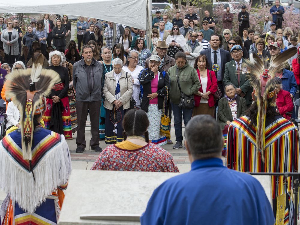 Residential school survivors honoured at annual flag raising | The Star ...