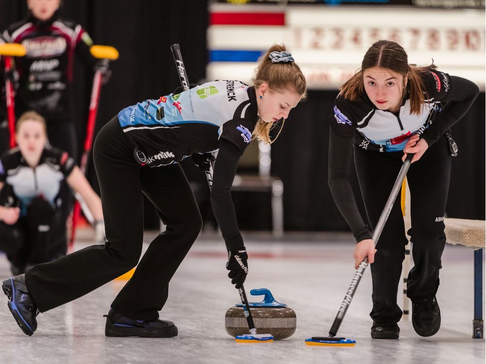 Thevenot and Kleiter won junior provincial curling championships | The ...