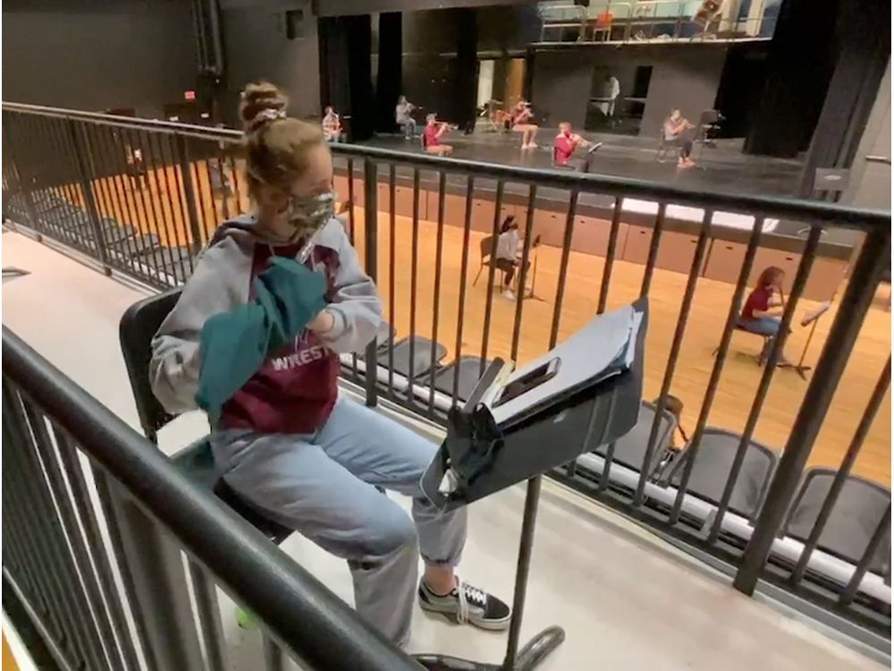 Marion Graham music students make COVID-conscious music contest video ...