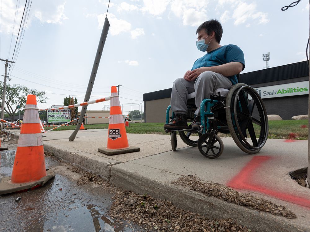 City installs accessible sidewalks around SaskAbilities | The Star Phoenix
