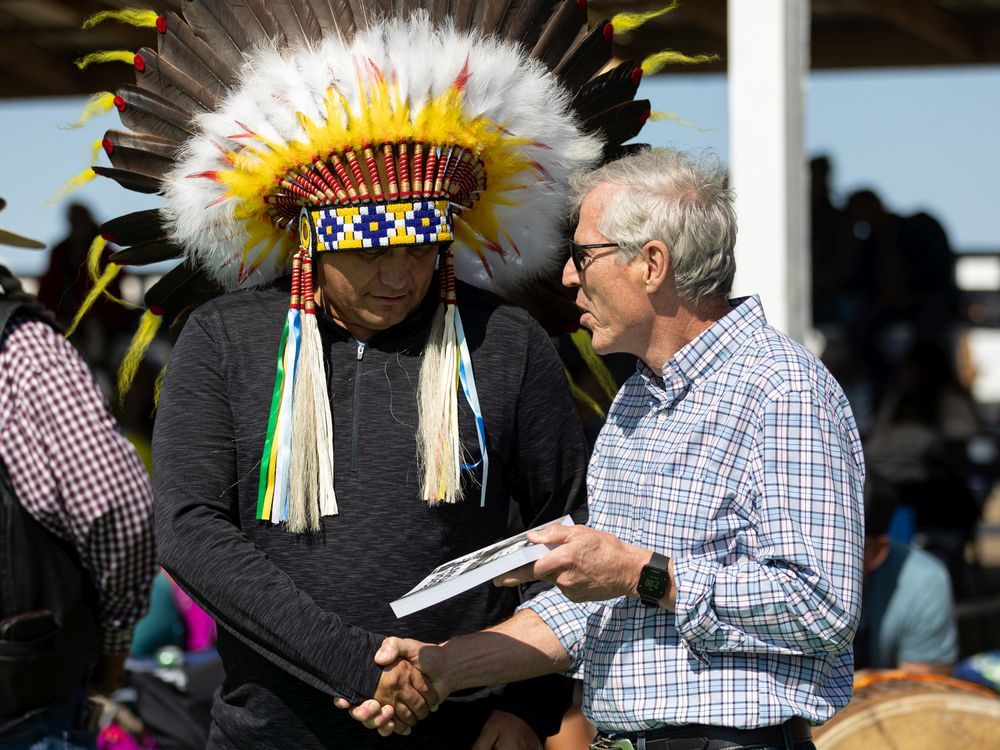 Photos: Historian's book launched at One Arrow First Nation powwow ...