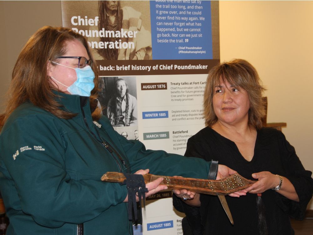 'These items have life': Chief Poundmaker’s leadership staff returned ...