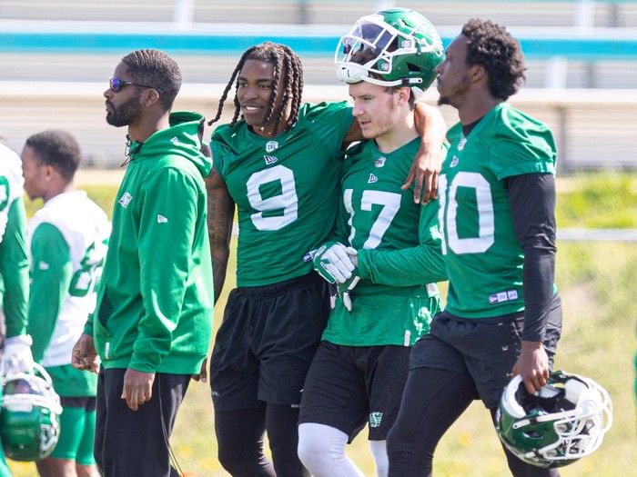 Photos: Fans flock to see Sask. Roughriders on Green and White Day ...