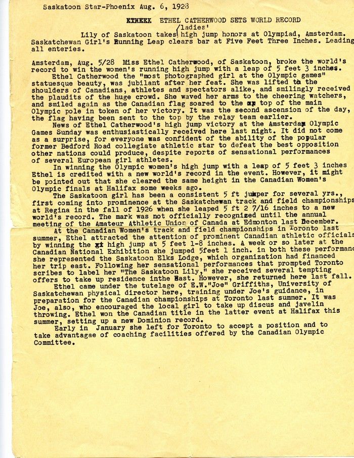 Dive into the archives as we excavate StarPhoenix sports department ...