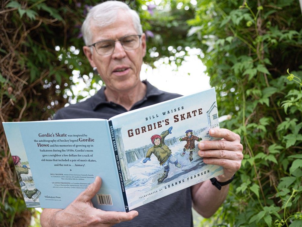 Historian Waiser tells a tale for kids about Gordie Howe's first skate ...