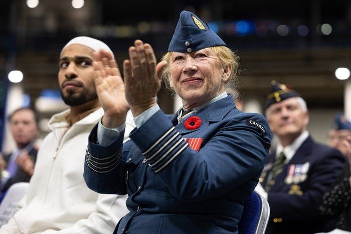 Photos: HMCS Saskatoon bell rings at city's 2023 Remembrance Day | The ...
