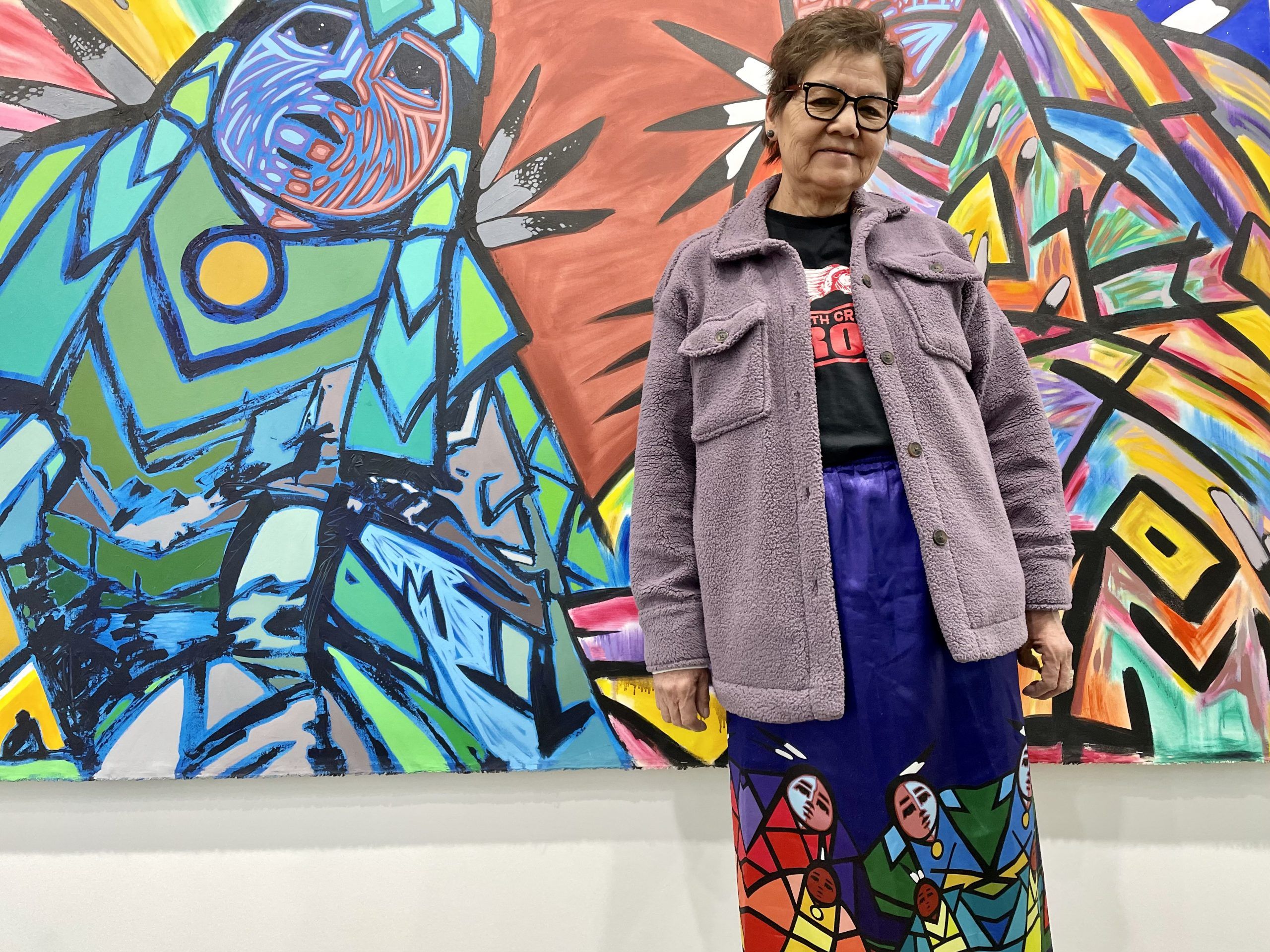 Paintings by a James Smith Cree Nation artist bring beauty to tragedy ...