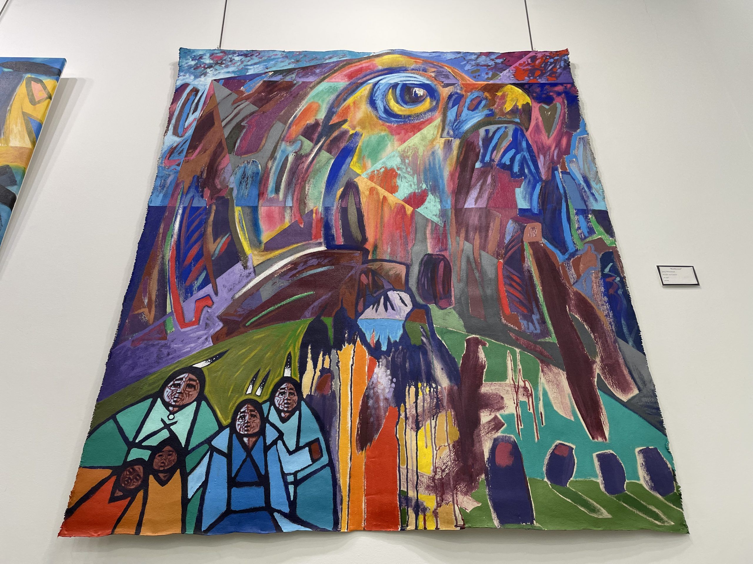 Paintings by a James Smith Cree Nation artist bring beauty to tragedy ...