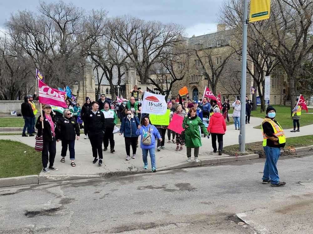 Health care workers, supporters gather at Saskatoon rally | The Star ...