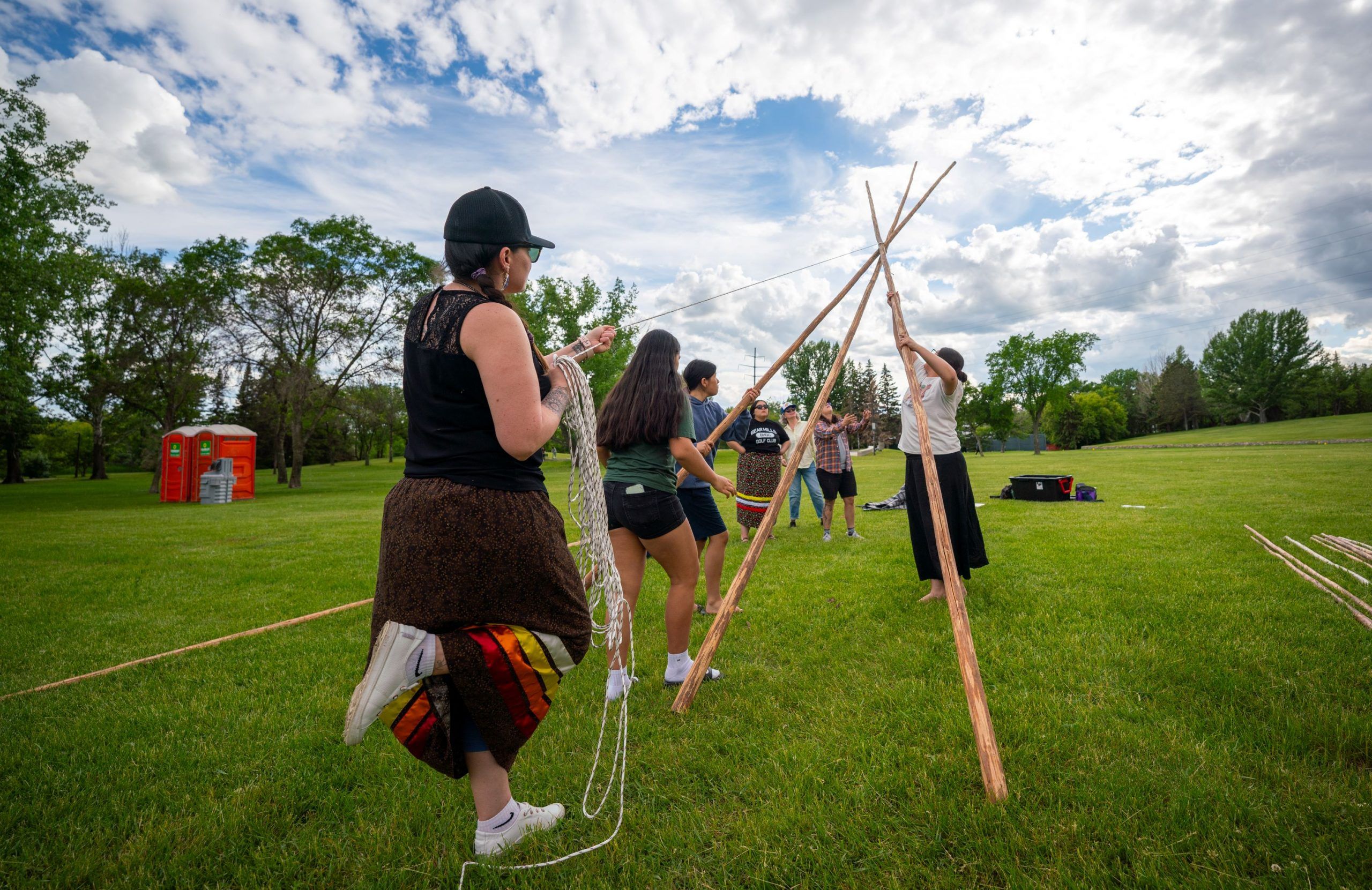 Raising the tipi — and the next generation of tipi teachers | The Star ...