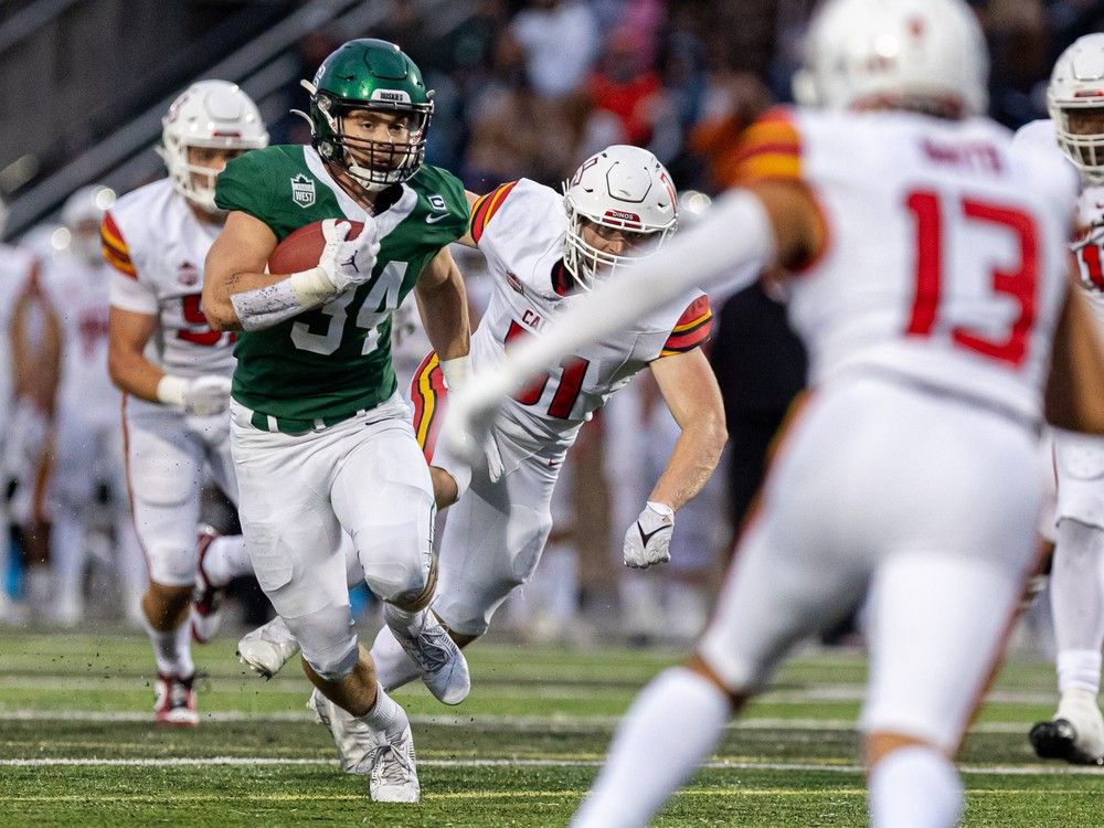 Huskies' Ryker Frank finding end zones at a record pace | The Star Phoenix