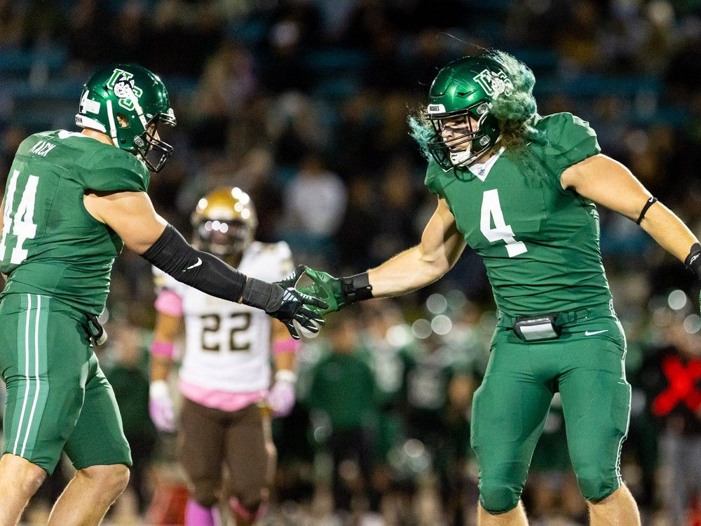 On the upswing: Football Huskies topple previously-unbeaten Bisons ...