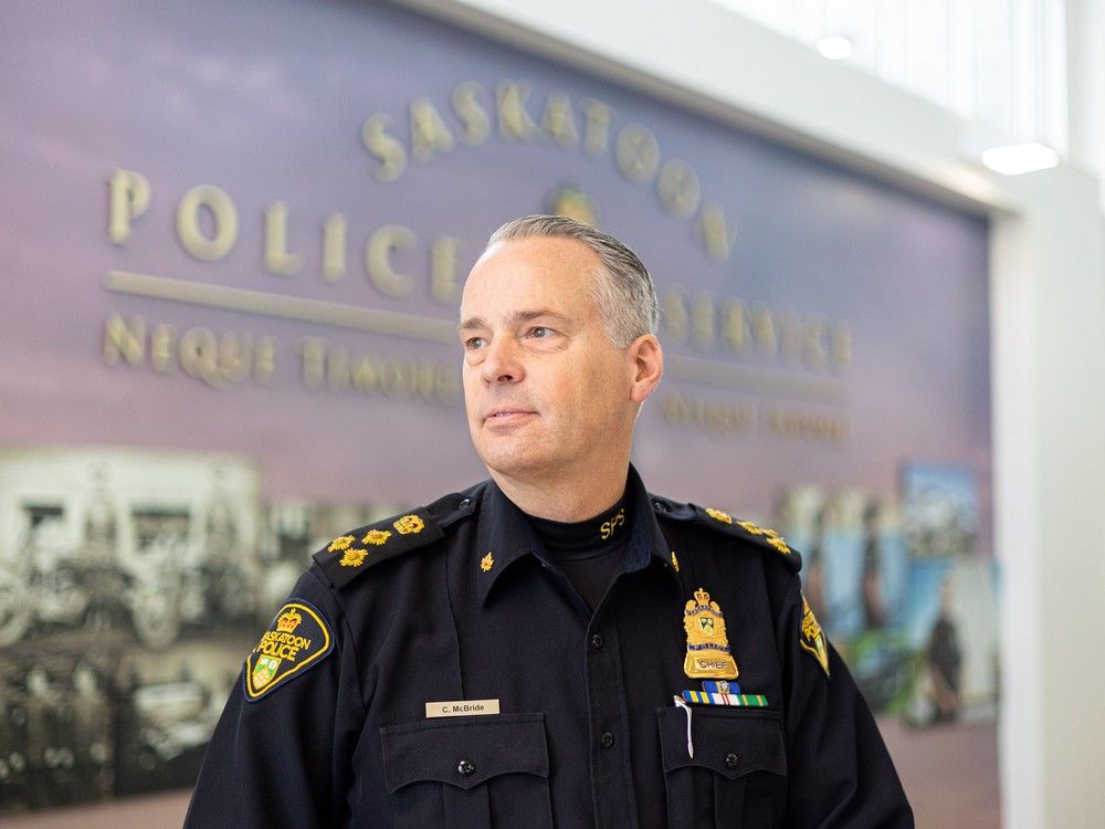 Saskatoon police Chief Cam McBride looks ahead to 2025 | The Star Phoenix